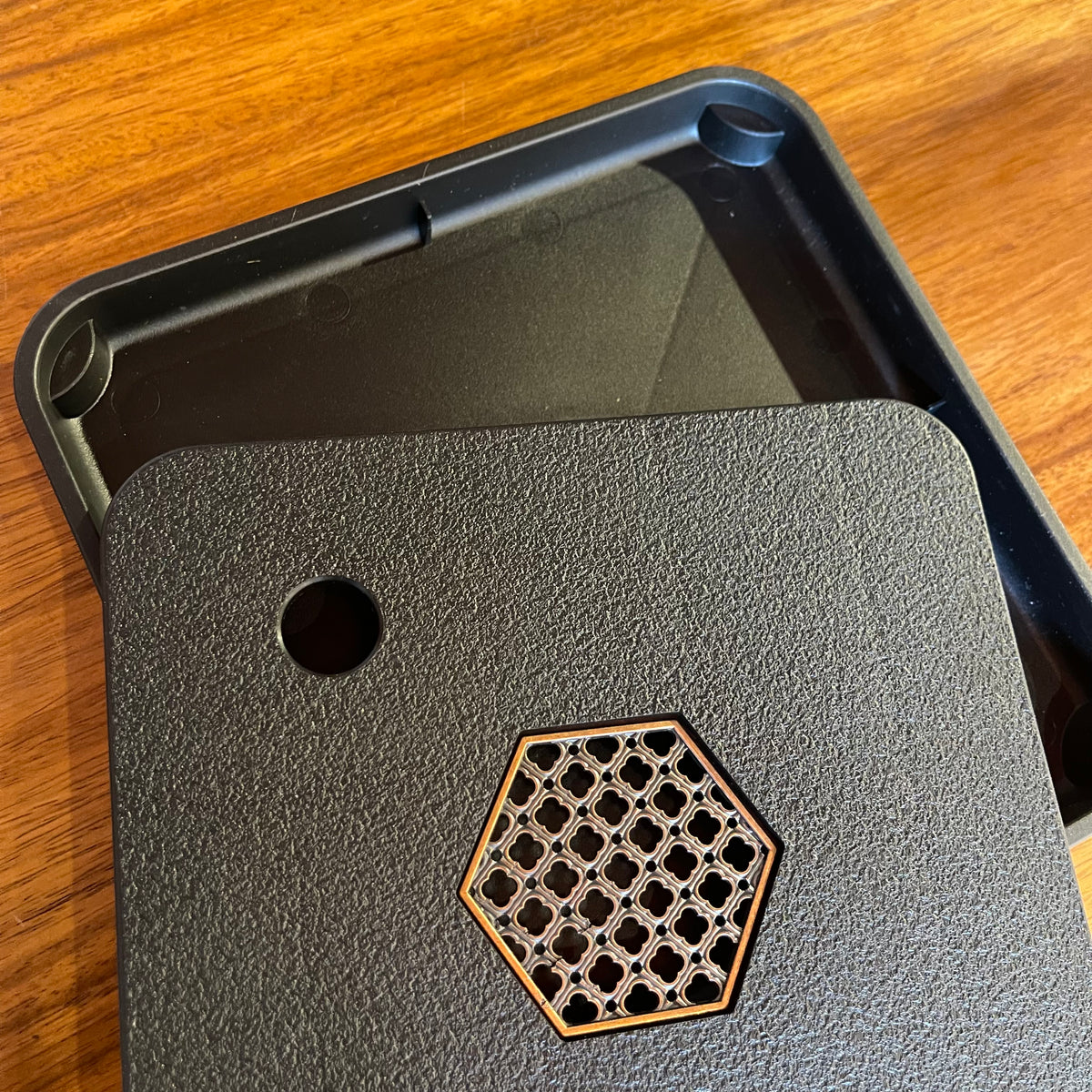 Hexagon Design Portable Black Tea Tray with Drainage for Gongfu Tea (P ...